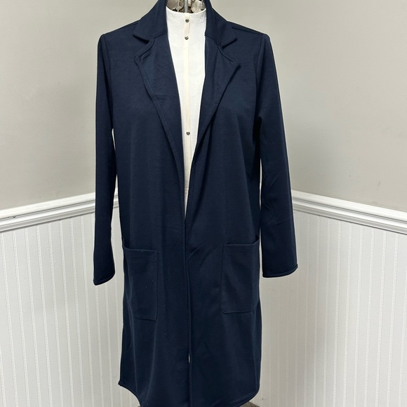 Aryeh | Jackets & Coats | Nwt Navy Blue Duster | Poshmark